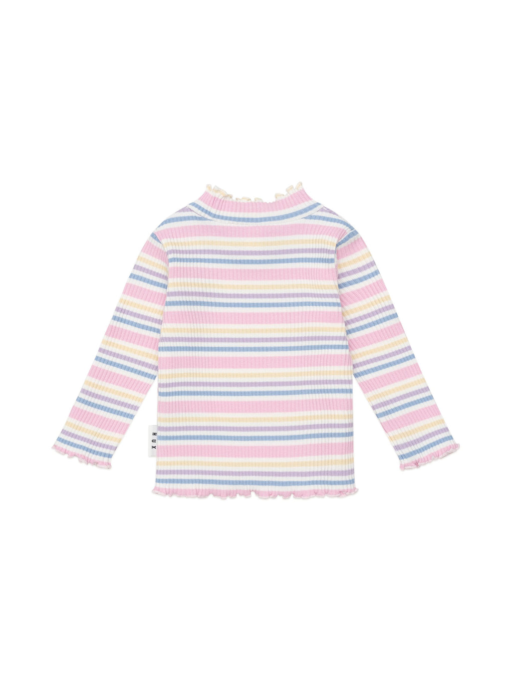 Huxbaby Rainbow Stripe Rib Skivvy in Multicolour – Kids of Eltham