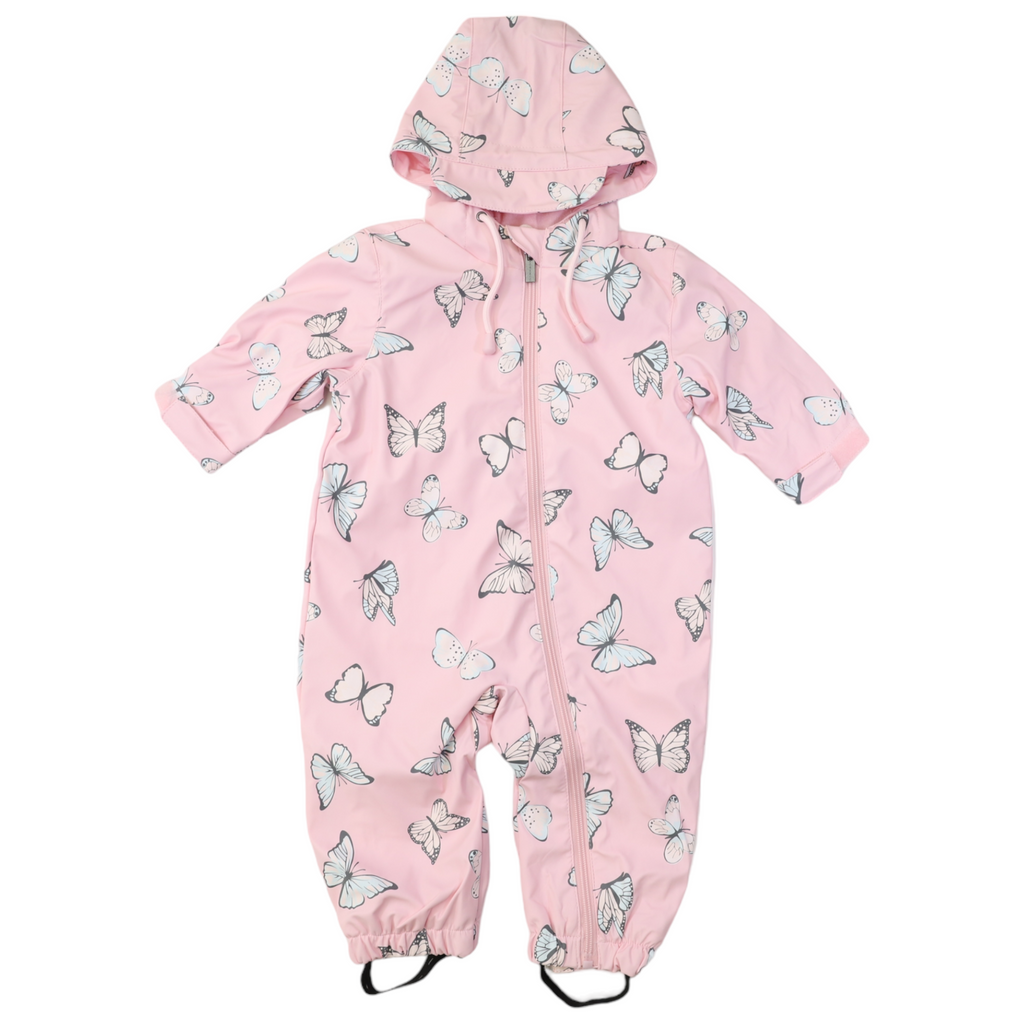 Korango butterfly colour change terry towelling lined zip rain suit in ...